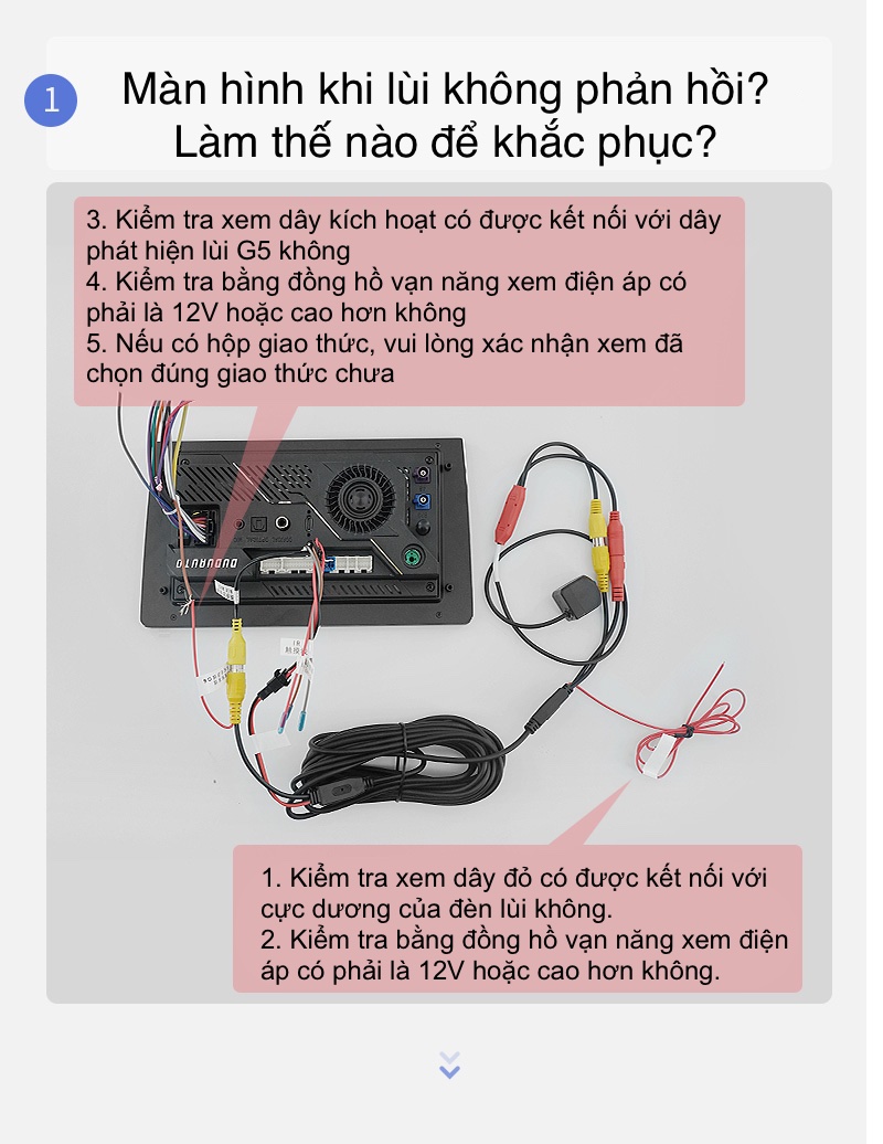 Kết nối dây điện cho camera lùi | DUDUAUTO